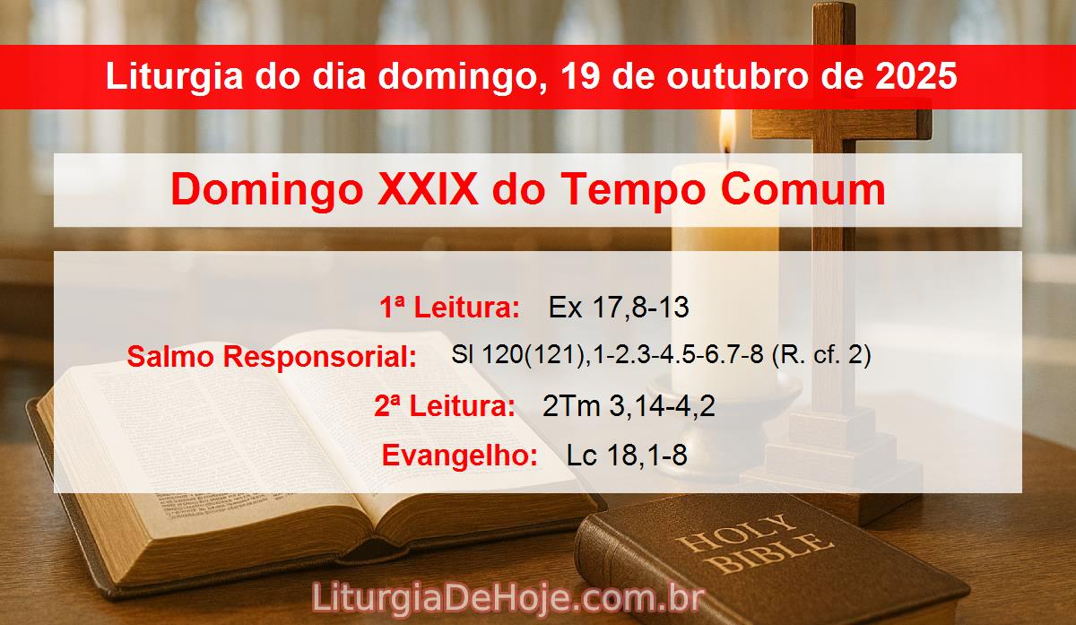 Liturgia do dia 19 de outubro de 2025 (Leitura & Evangelho & Reflexão)